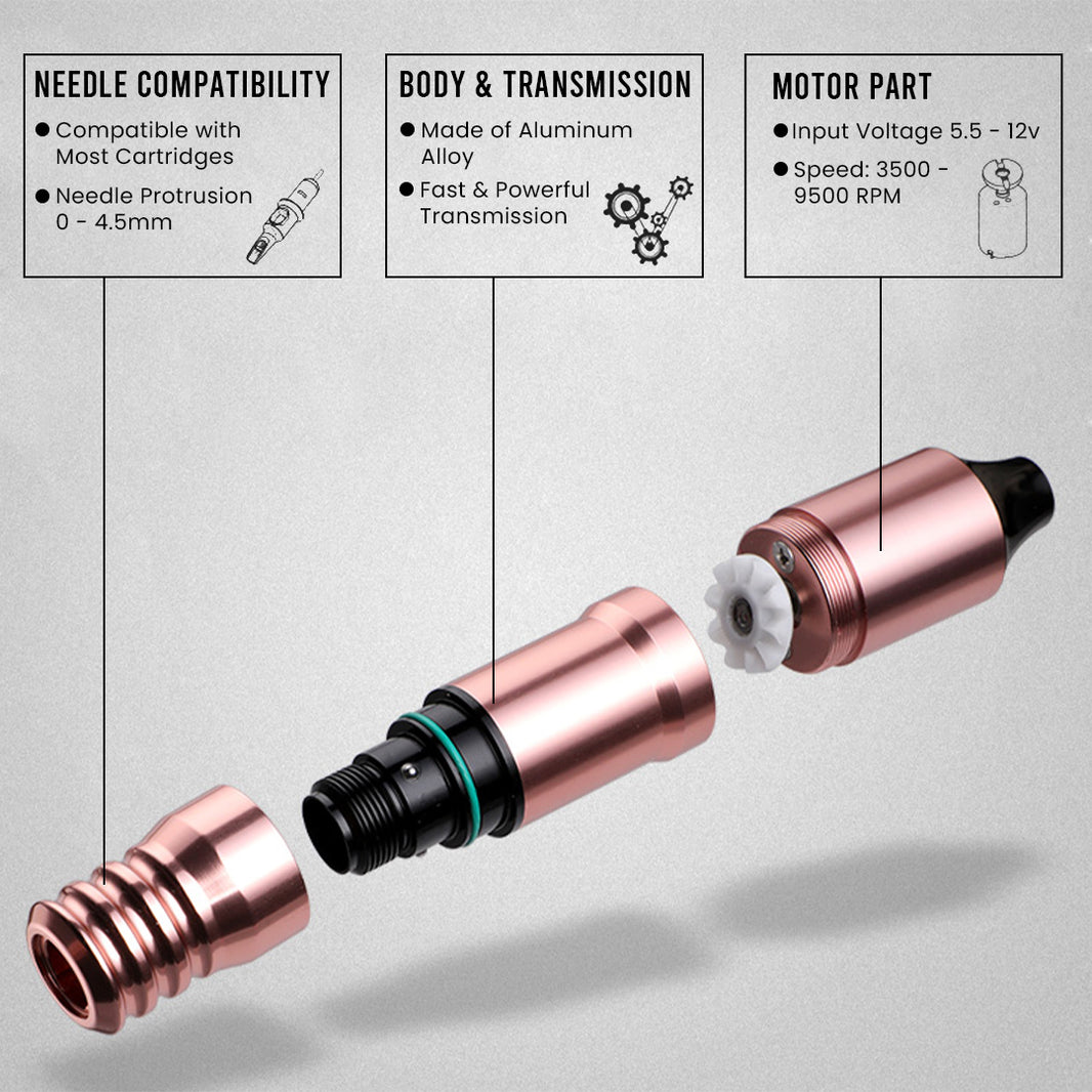 Rose Tattoo Pen Kit - Tattoo Unleashed